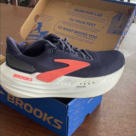 Brooks | Shoes | Brooks Glycerin Max Sneakers In Dark Blue And Bright ...